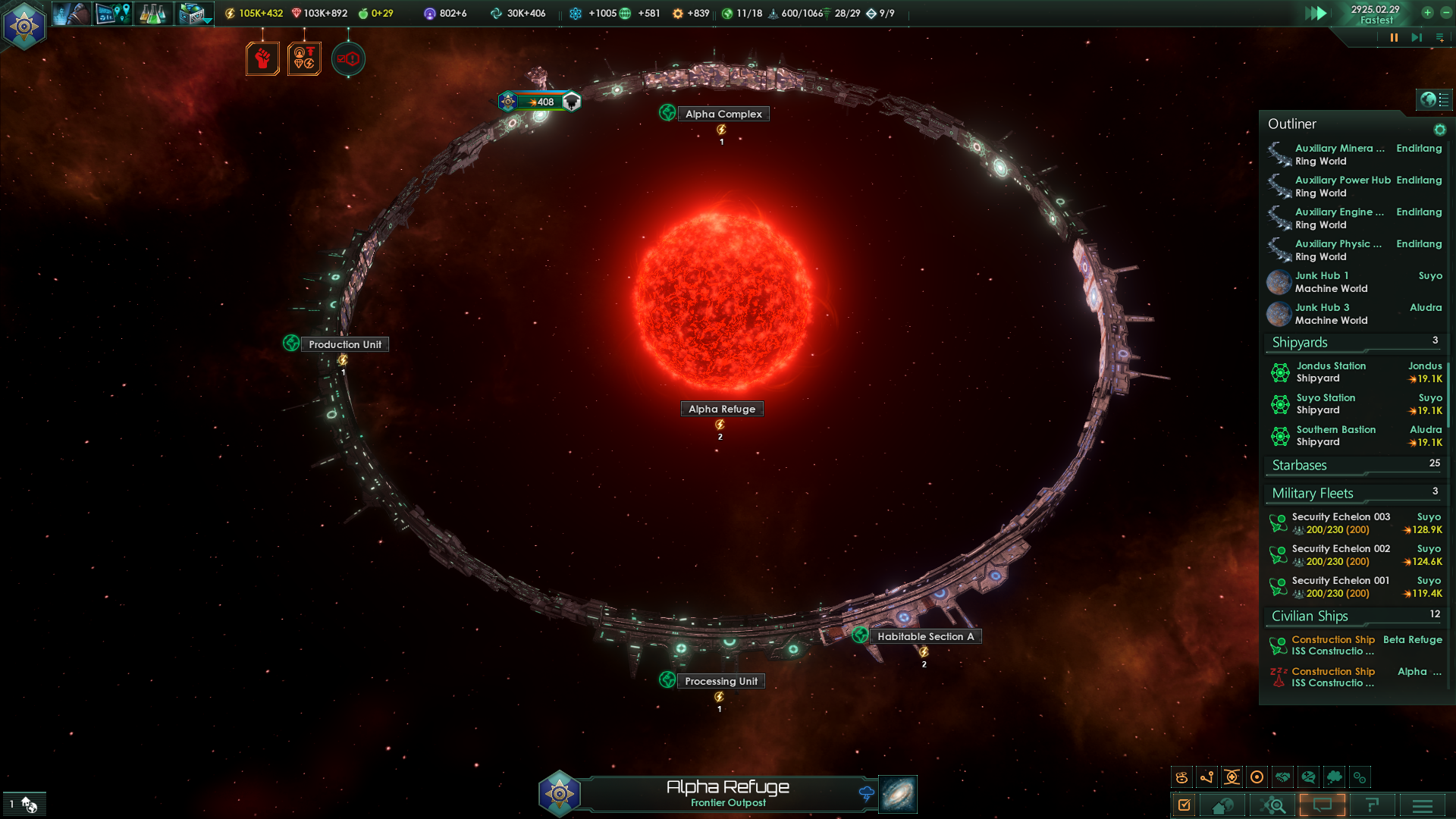 Stellaris - [2.0.4][f368] Repairing Alpha Refuge Ringworld Still Has Graphic Overlap | Paradox ...